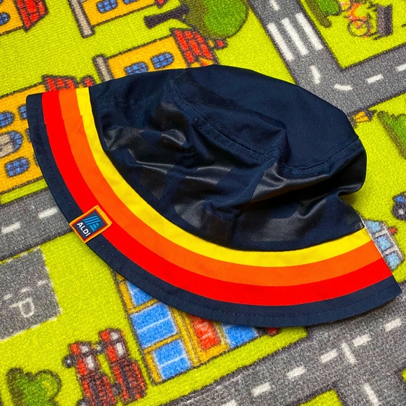 Aldi | Accessories | Aldi Navy Blue Bucket Hat 223 Collection New Logo ...